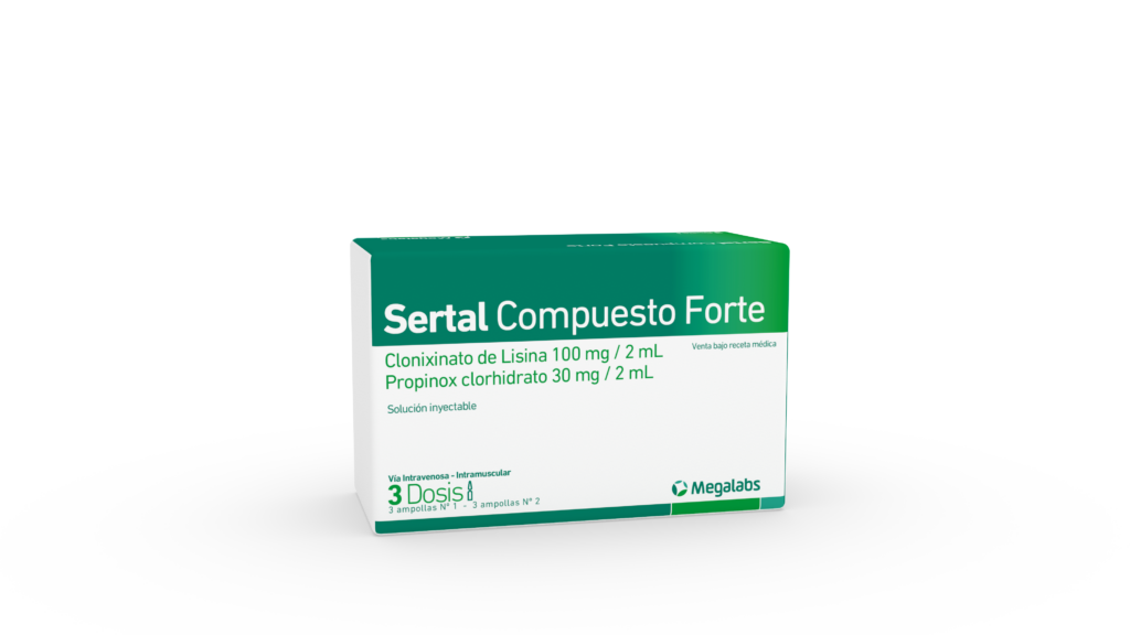 Sertal Compuesto Forte AMPOLLAS - MEGALABS
